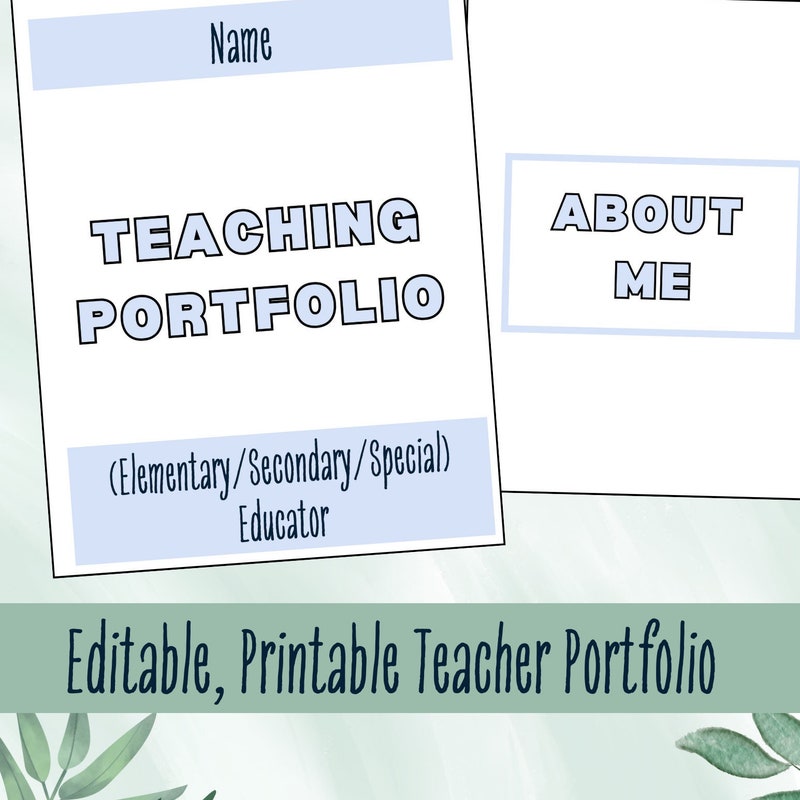Portfolio Template - Etsy