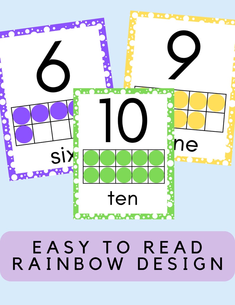 Classroom Numbers 0-10 Labels, Printable, Instant Download, Number ...