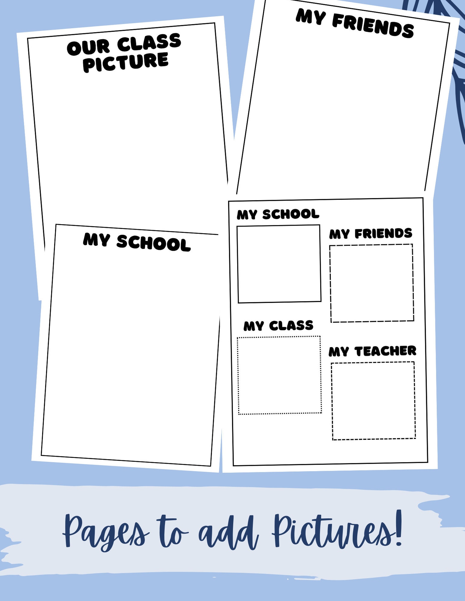 Student Moving Away Book, Printable Book, We Will Miss You Student Book ...