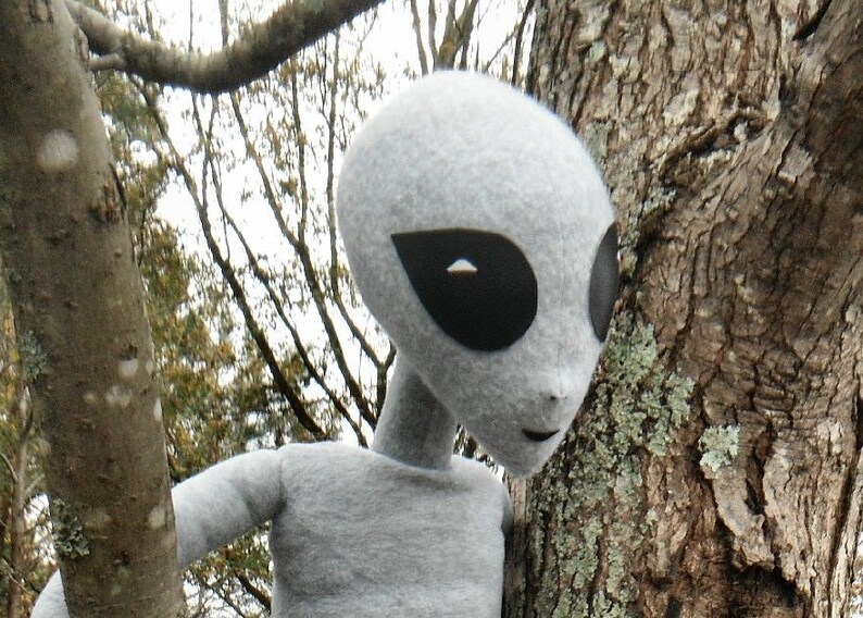 ALIEN DOLL 3' OOAK Handmade Grey Alien Doll | Etsy