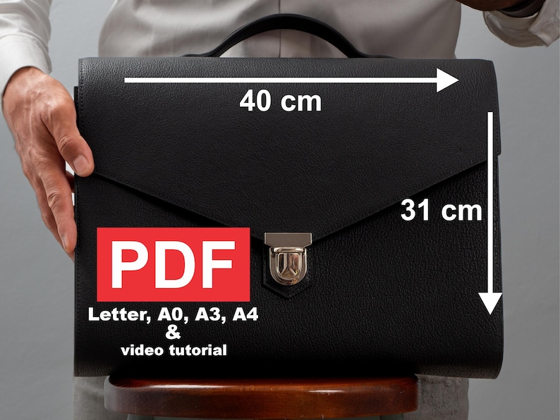 PDF Pattern for a Wood & Leather Bag and Video Tutorial by Crafted ...