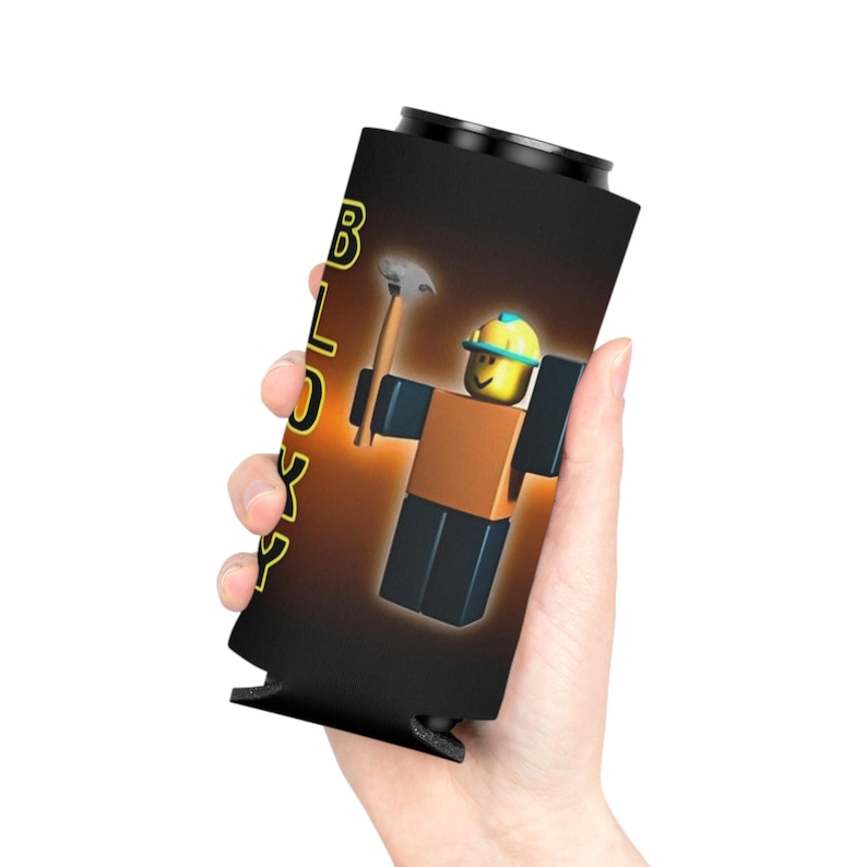 Bloxy Can Cooler | Funny Gamer Gag Gift | Roblox Drink Can Sleeve ...