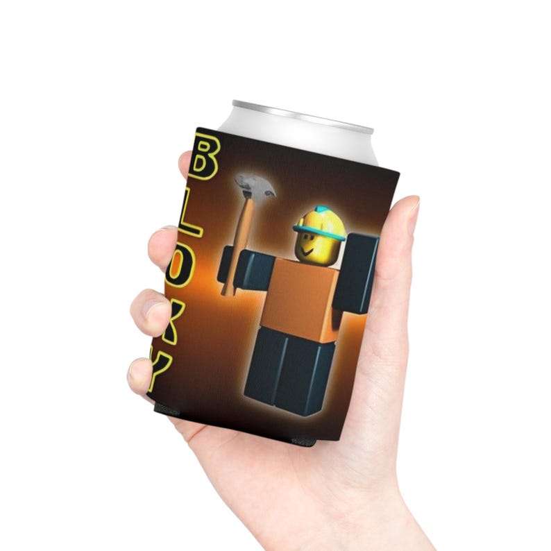 Bloxy Can Cooler | Funny Gamer Gag Gift | Roblox Drink Can Sleeve ...