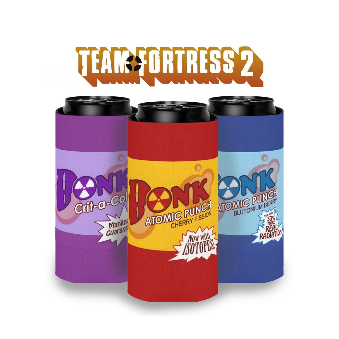 Team Fortress 2 Can Coozie: Bonk! Atomic Punch & Crit-o-cola - Etsy