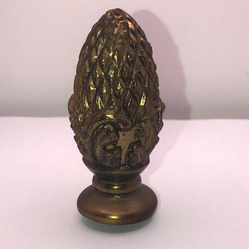 Vintage Lamp Finials - Brass, Glass, Bronze Toppers - Part 4 - Etsy