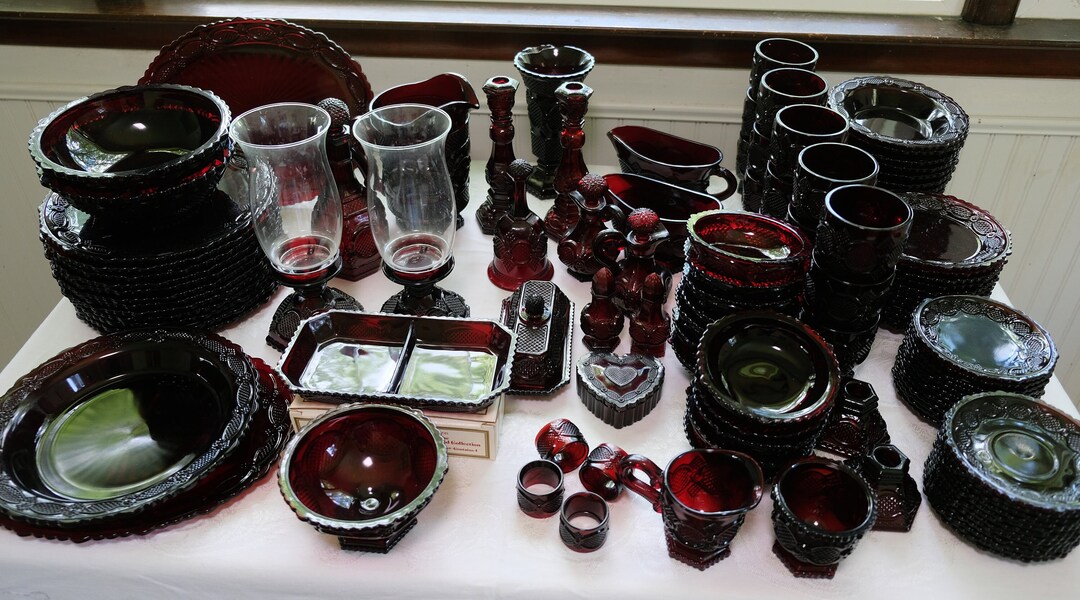 Your Choice~part I ! ~ Avon 1876 Cape Cod Collection in Red Ruby ...