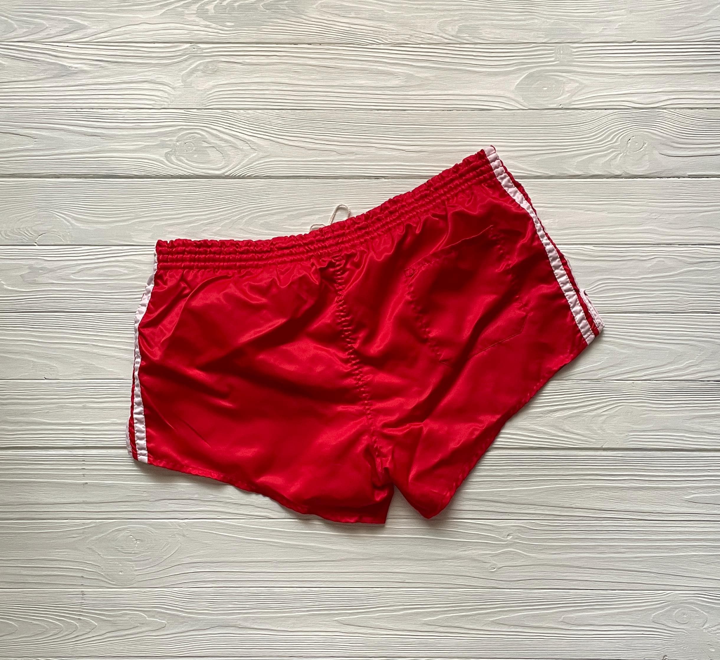 Vintage Adidas West Germany 1980s Football Soccer Shorts Red SZ M D6 ...