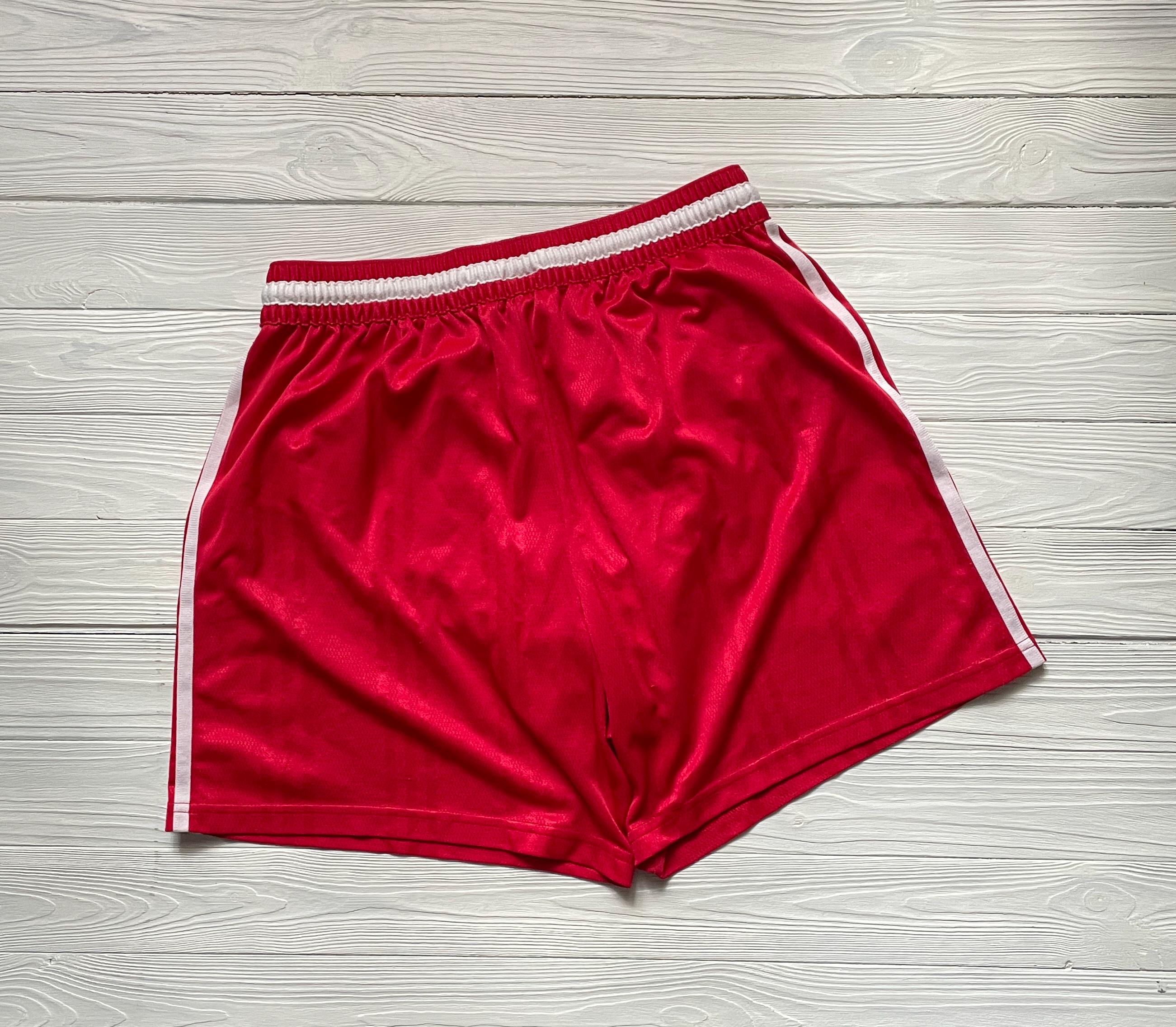 Vintage Adidas Originals Football Shorts 90s 1990s Soccer Retro Red ...
