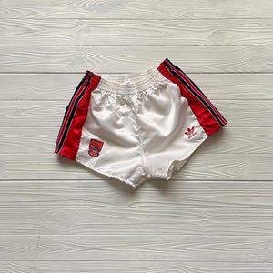 Vintage Arsenal London Home Football Shorts 1990-1992 White Sz 30 S ...