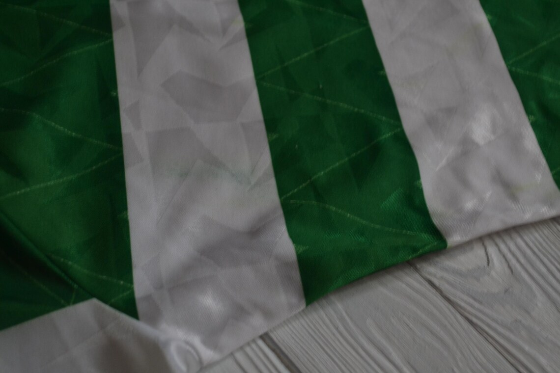 Vintage FC Red Star Zurich Home 90s Match Worn Umbro Green Mens SZ XL ...