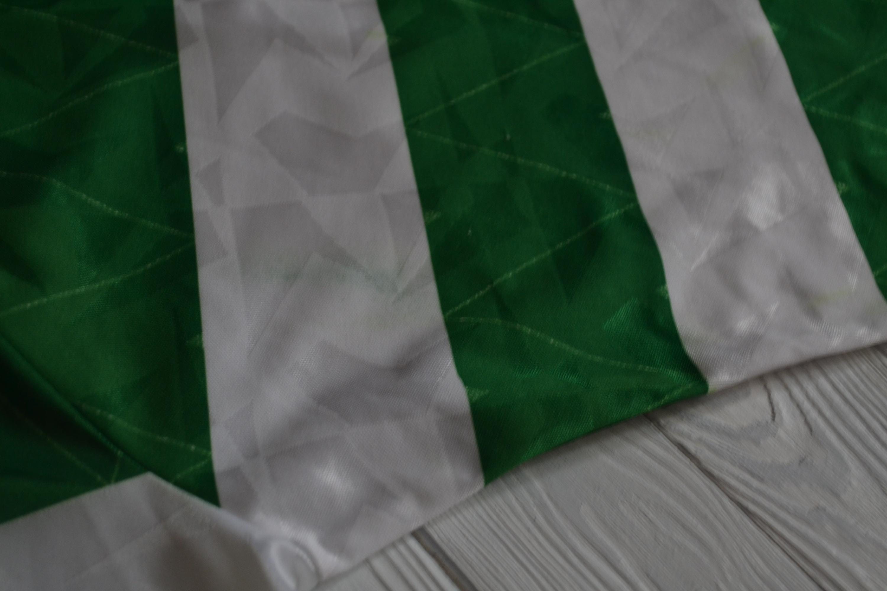 Vintage FC Red Star Zurich Home 90s Match Worn Umbro Green Mens SZ XL ...