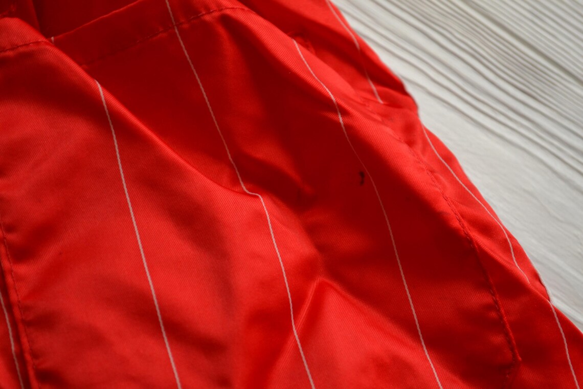 Adidas Santiago Sprinter Shorts Vintage 80s Football Sprinter Red Nylon ...