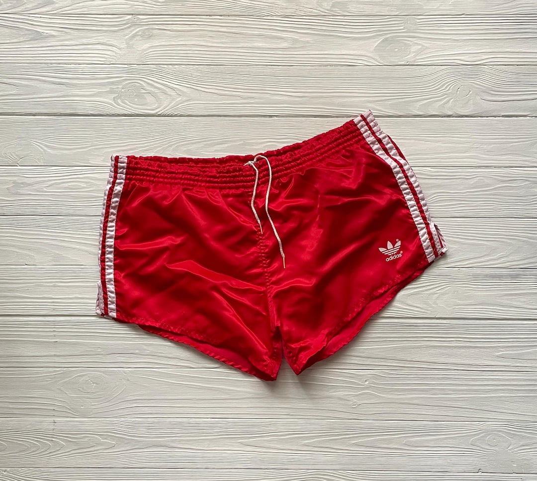 Vintage Adidas West Germany 1980s Football Soccer Shorts Red SZ M D6 ...