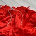 Adidas Santiago Sprinter Shorts Vintage 80s Football Sprinter Red Nylon ...