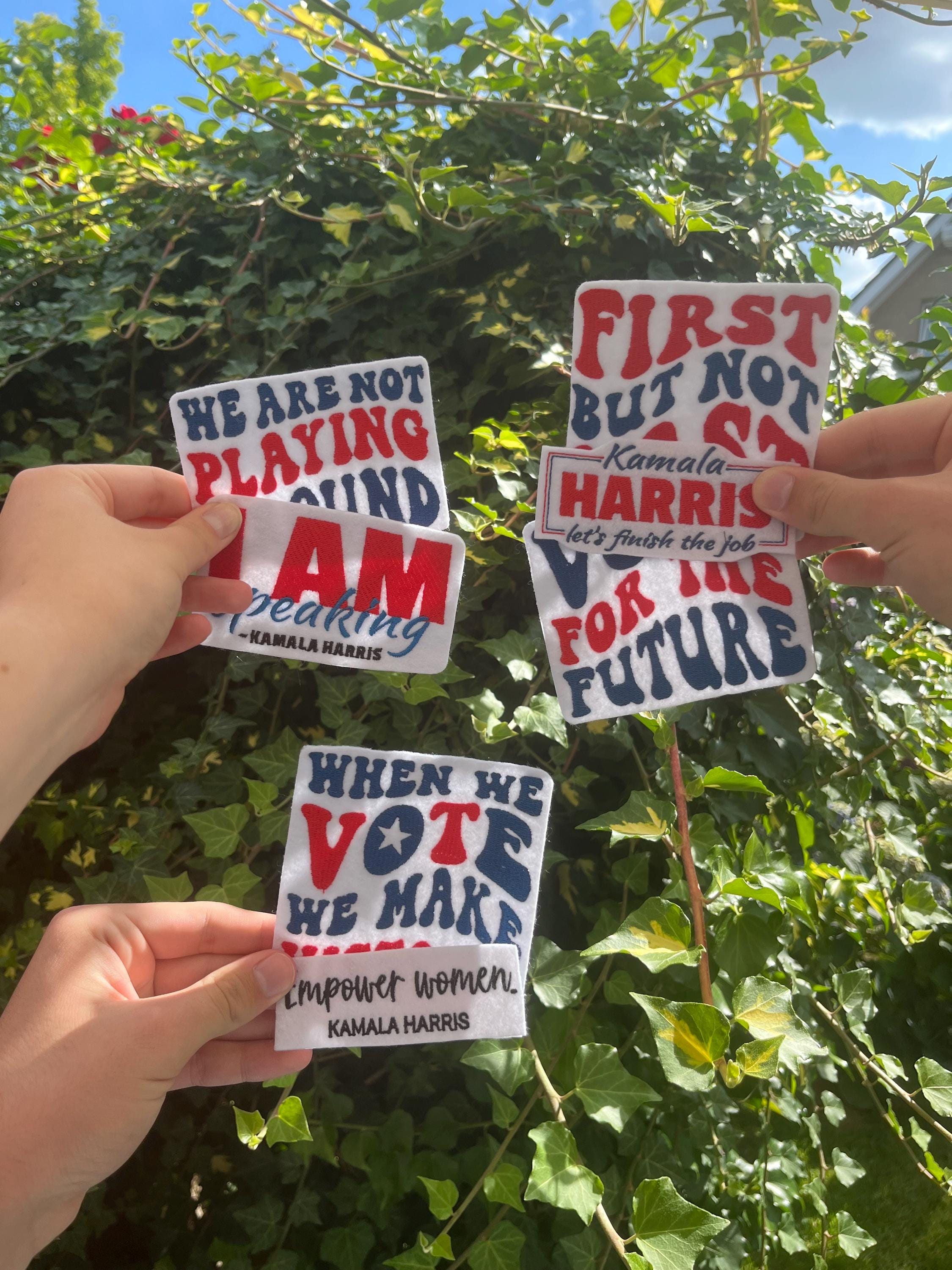 Kamala Harris 2024 Patch to Iron-on, Election 2024 Patches, USA ...