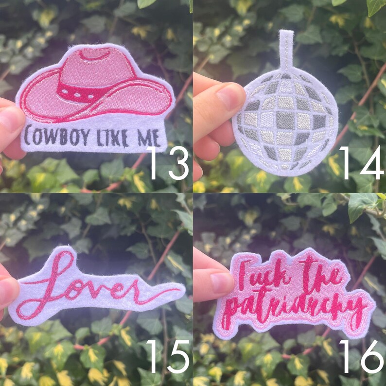 Taylor Swift Iron-on Patches, Different Eras - Etsy