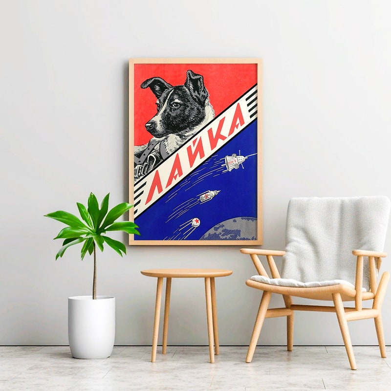 Space Dog Art - Etsy