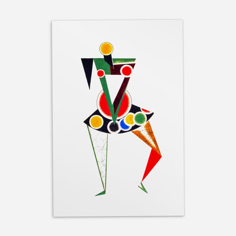 Vintage Soviet Constructivist Postcard - Cabaret Singer by Alexander ...