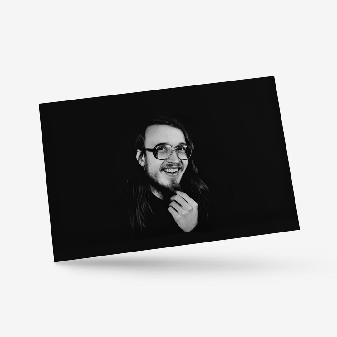 Egor Letov Postcard | Rare Smiling Photo | Grazhdanskaya Oborona - Etsy