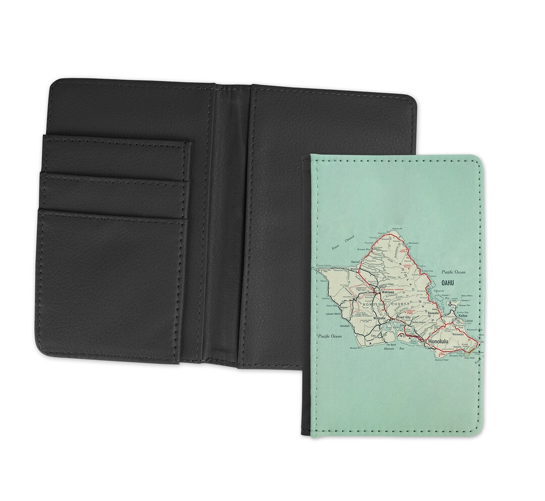 Oahu Hawaii Passport Cover Oahu Passport Holder Oahu Passport Case Oahu ...