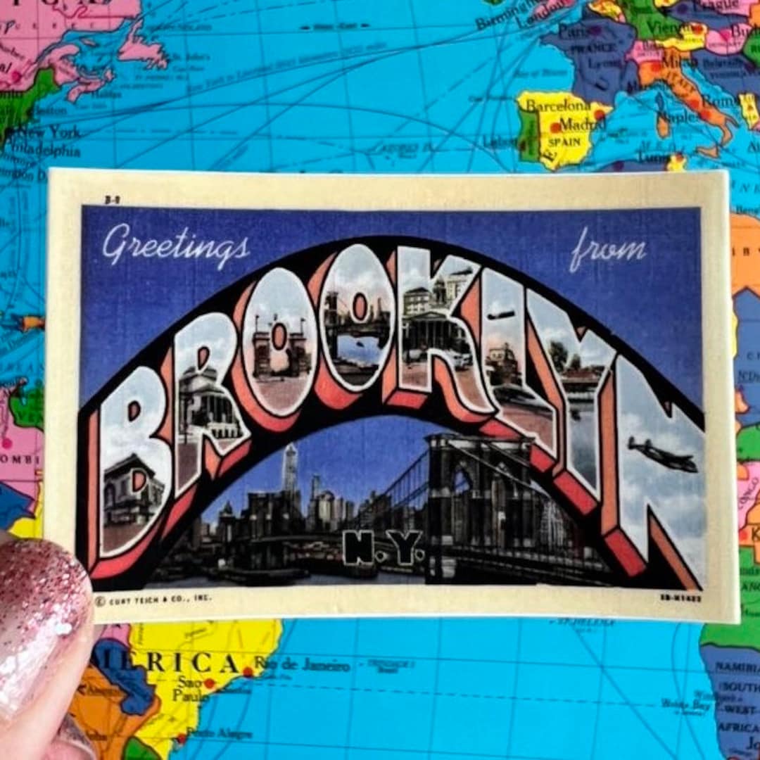 Brooklyn Laptop Sticker - Brooklyn Water Bottle Sticker - Brooklyn ...
