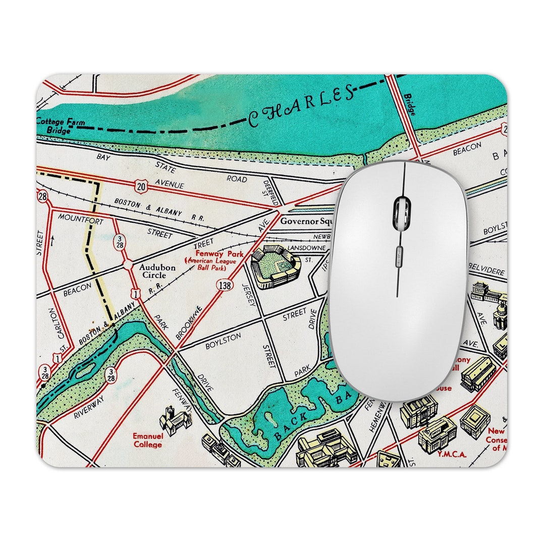 Fenway Park Boston Mousepad - Fenway Park Office Decor - Fenway Park ...