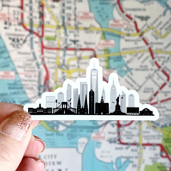 Nyc Skyline Decal - Etsy