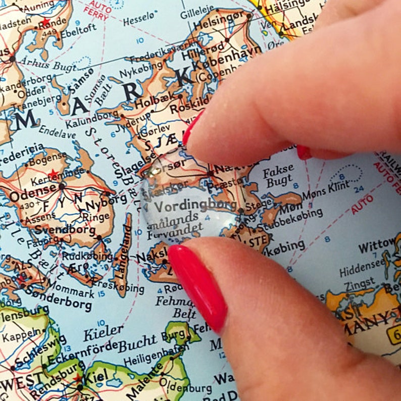 Florence Italy Map Key Chain Florence Map Keychain - Etsy