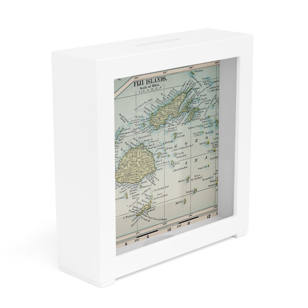 Fiji Shadow Box Bank Fiji Vacation Fund Fiji Savings Bank Fiji Memory ...