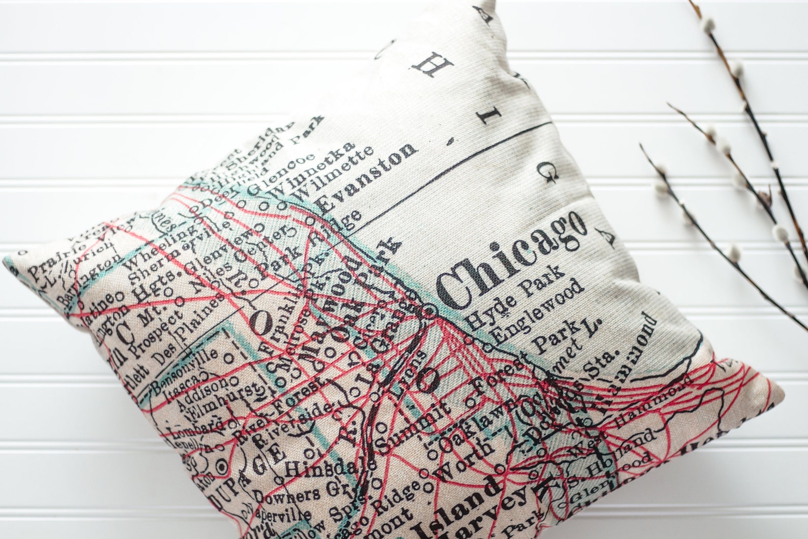 Custom Map Throw Pillow Custom Map Pillow Map Toss Pillow - Etsy