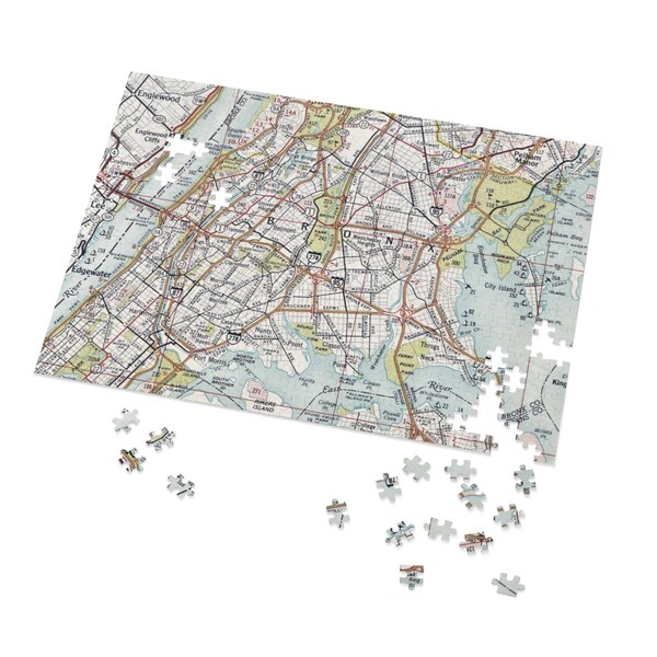 Bronx Map - Etsy
