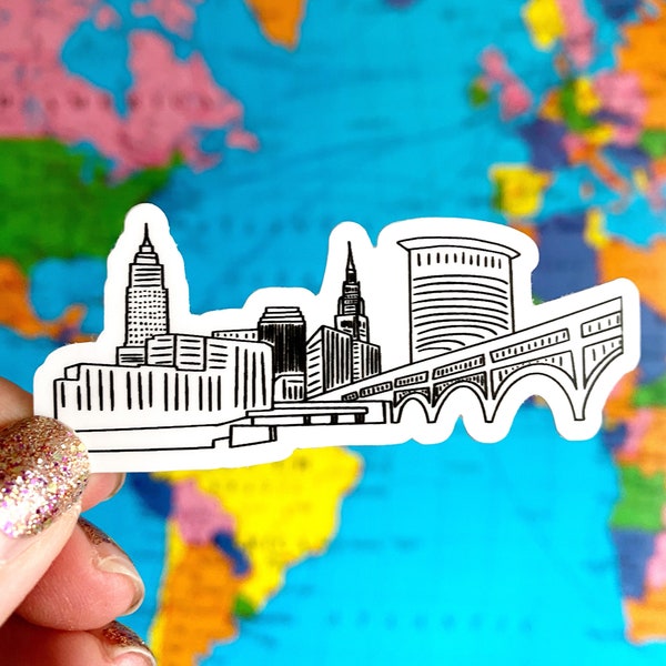 Cleveland Skyline - Etsy