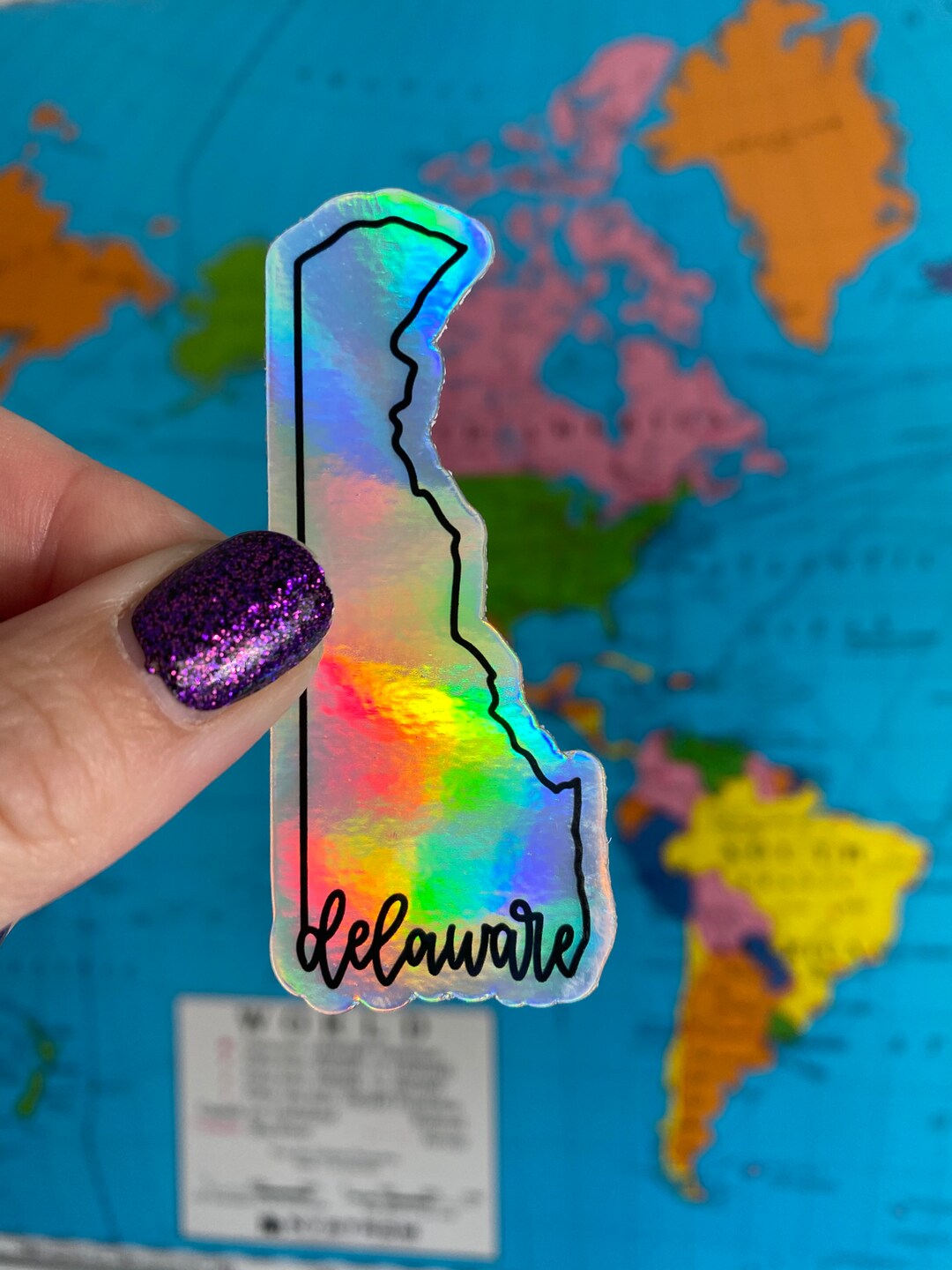 Delaware Laptop Sticker - Delaware Water Bottle Sticker - Delaware ...