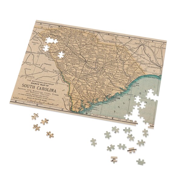 South Carolina Puzzles - Etsy