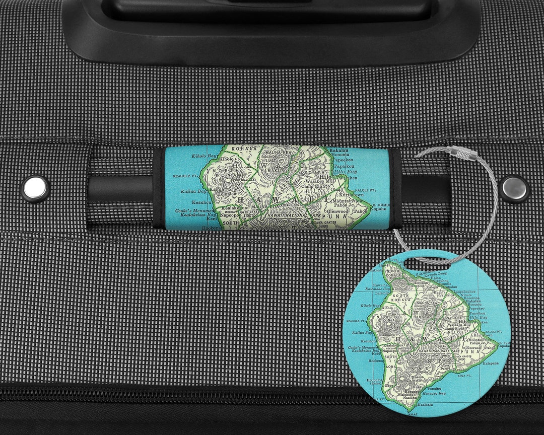 Hawaii Big Island Luggage Tag - Hawaii Luggage Tag - Big Island ...