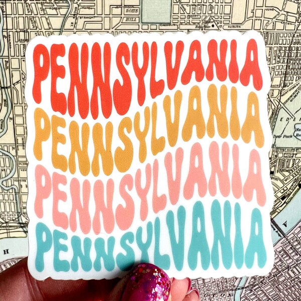 Pennsylvania Decal - Etsy