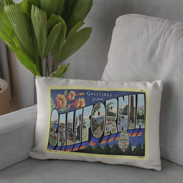 California Pillow - Etsy