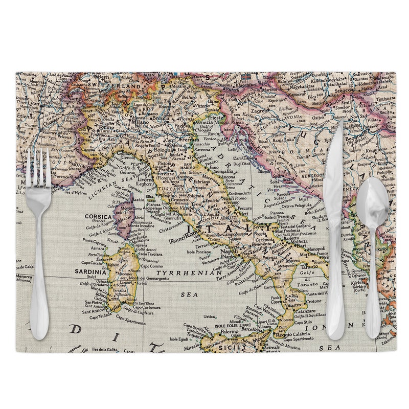 Italian Table Mat - Etsy