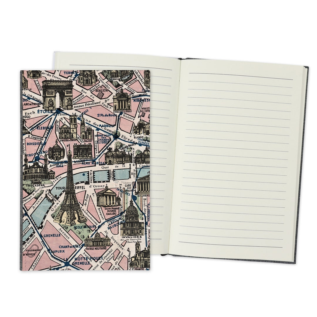 Paris Map Travel Journal - Paris Travel Diary - Paris Journal - Paris ...