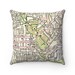 Case Western University Map Pillow Case Western University - Etsy