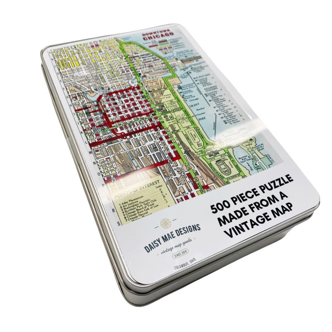 Alaska Inside Passage Map Puzzle Map Jigsaw Puzzle 500 - Etsy