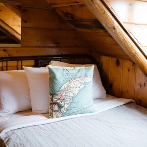 Florida Keys Map Pillow - Key West Wedding Gift - Florida Keys Pillow ...