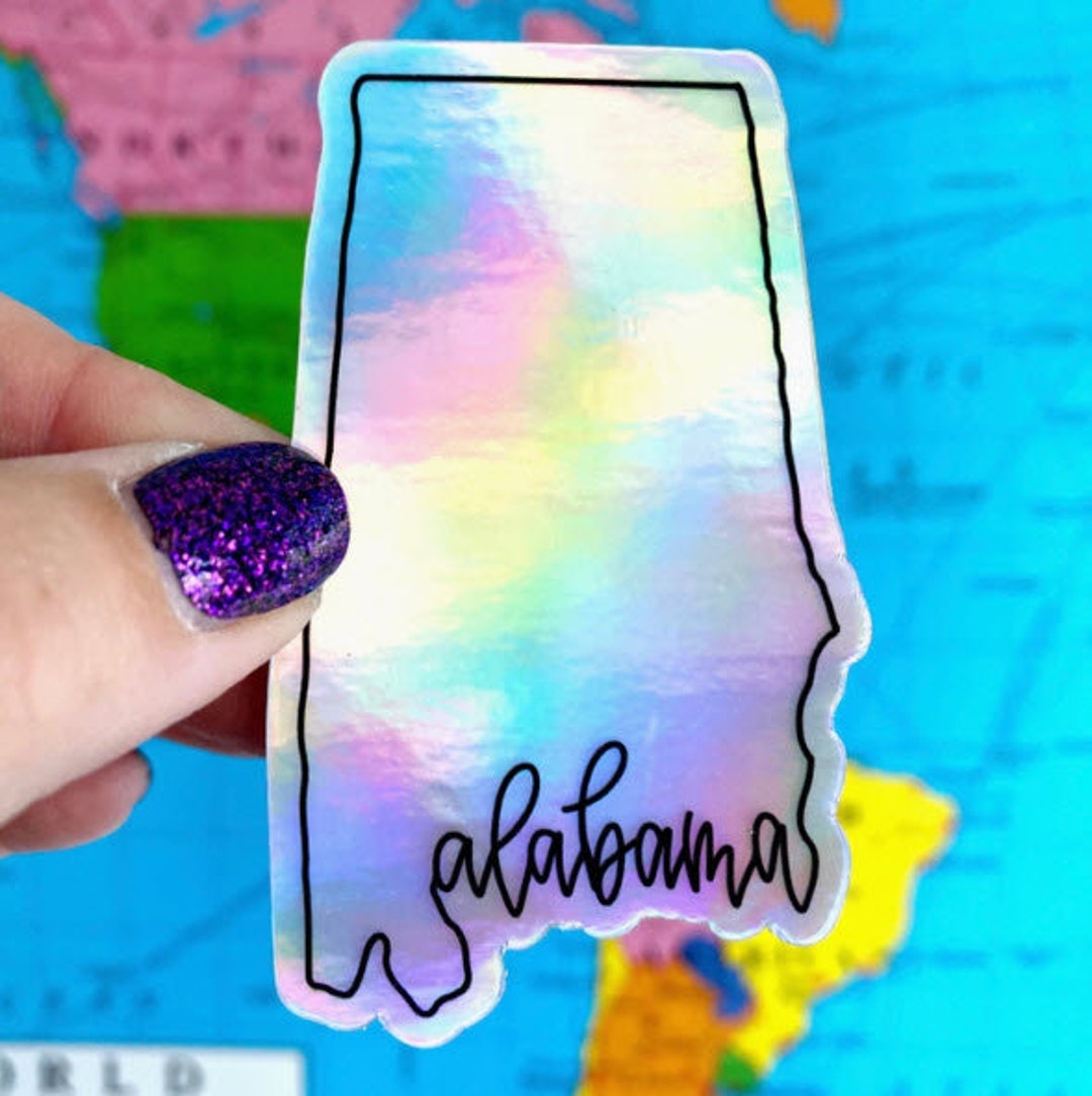 Alabama Sticker for Laptop Stickers for Alabama Lovers Alabama Vinyl ...