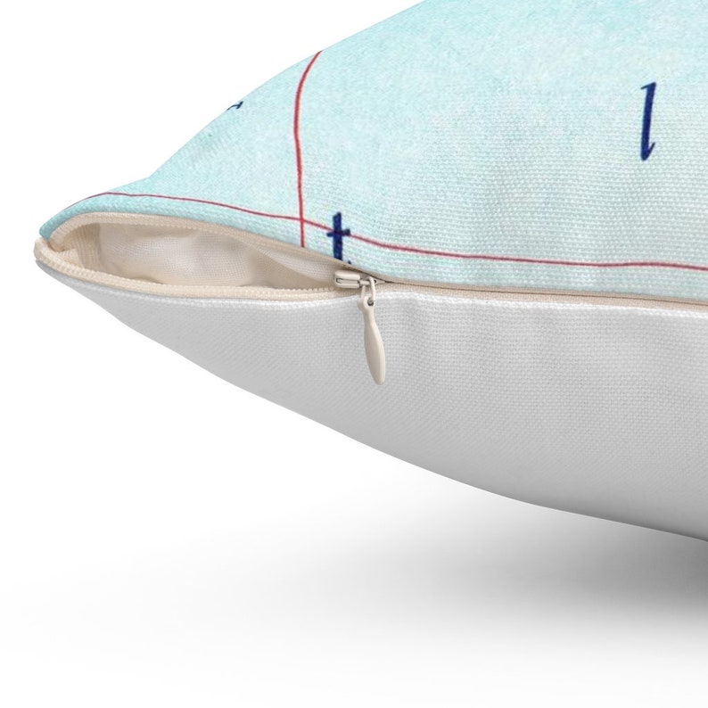 Small Point Beach Maine Map Pillow Small Point Beach Pillow - Etsy