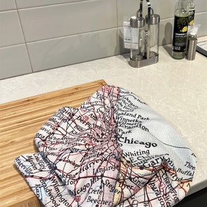 Tanzania Map Tea Towel - Tanzania Kitchen Towel - Tanzania Dish Towel ...