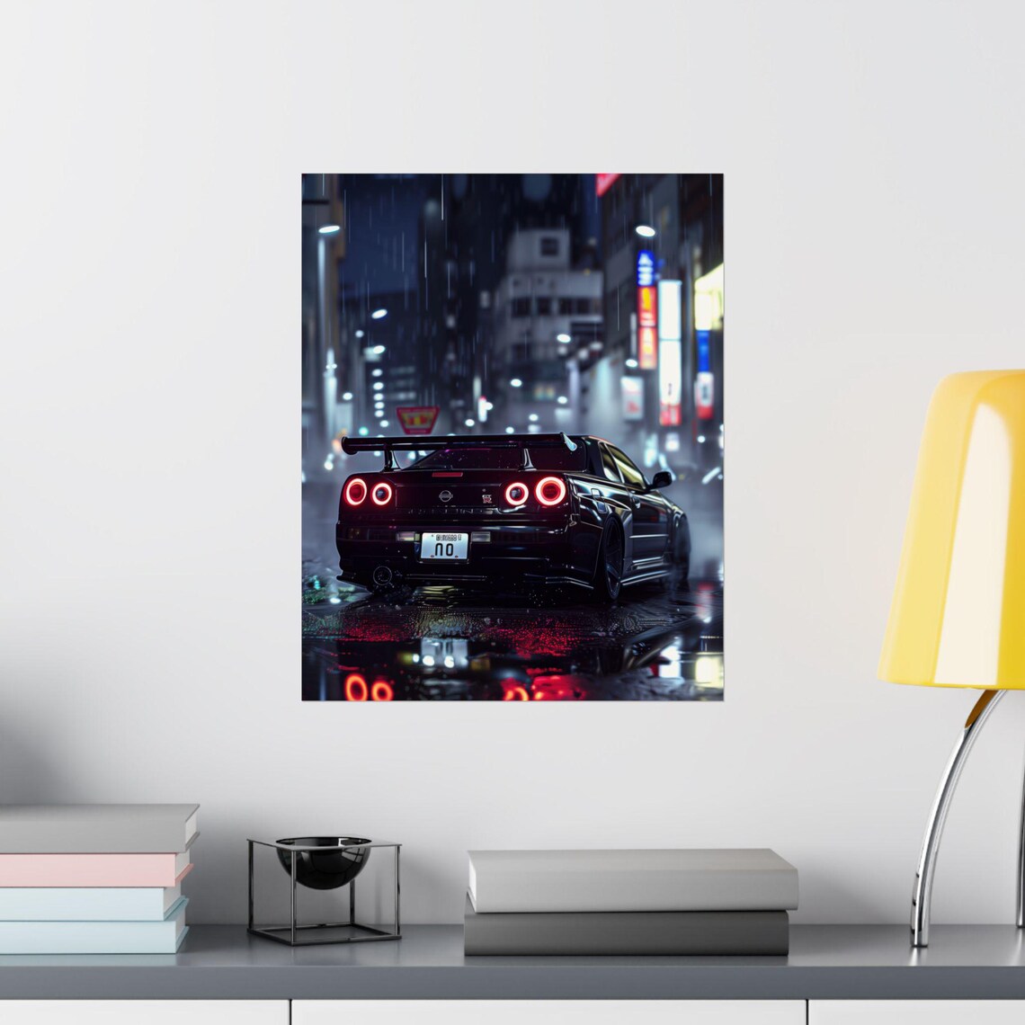 Nissan R34 Skyline GT-R Poster | Nissan R34 Skyline GT-R Wall-art - Etsy