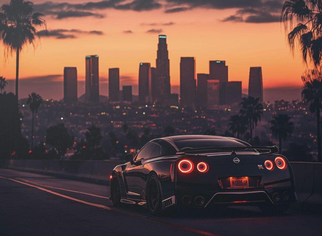 Nissan GT-R R35 Poster Nissan GT-R R35 Wall-art v2 - Etsy