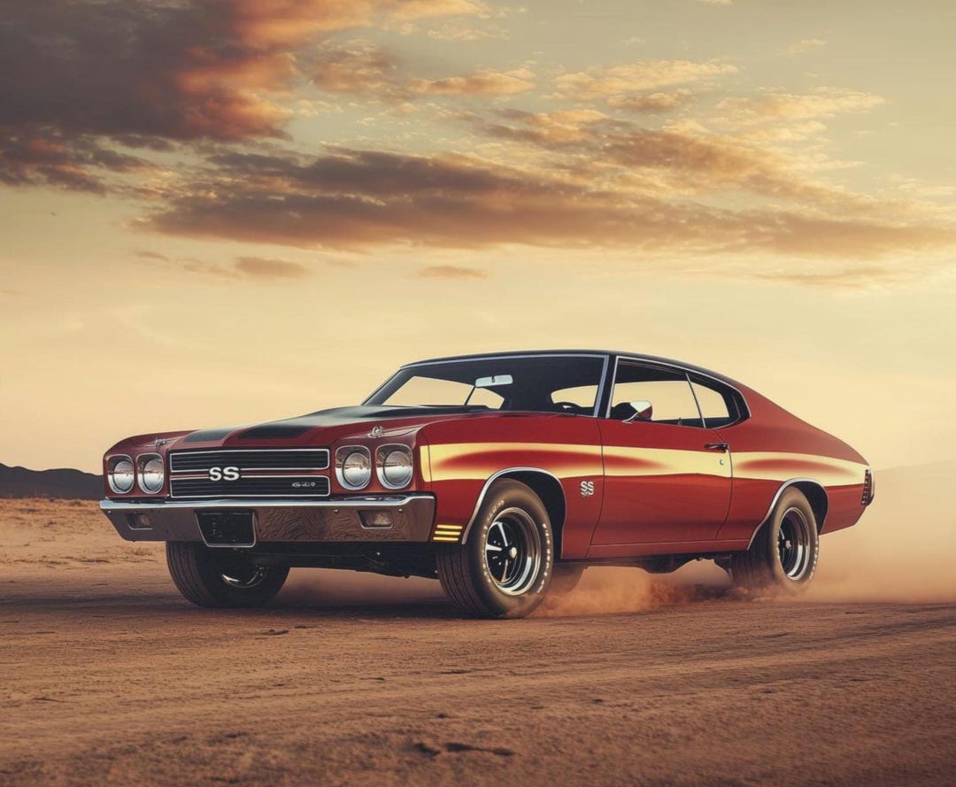 Chevrolet Chevelle Poster Chevrolet Chevelle Wall-art v2 - Etsy