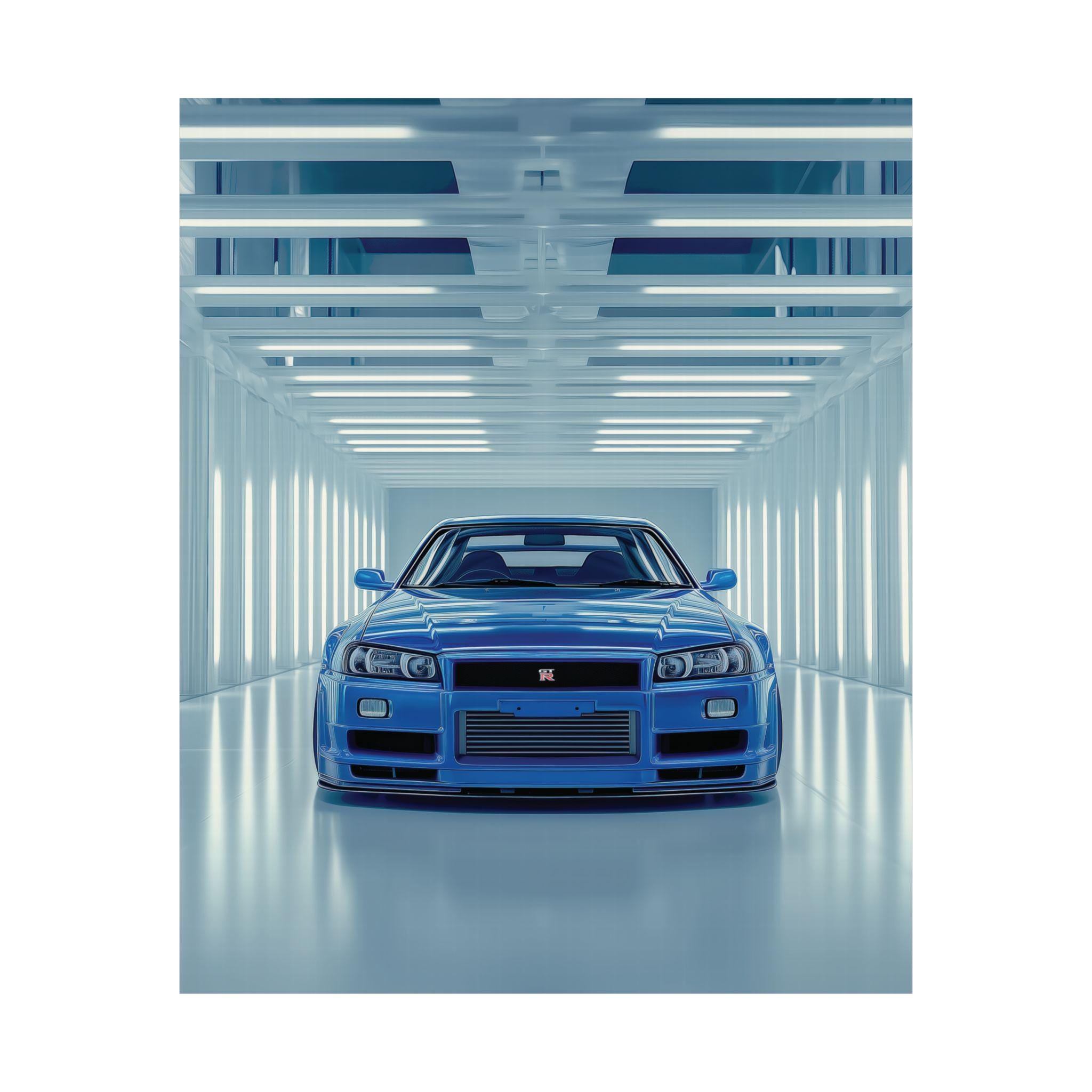Nissan R34 Skyline GT-R Poster | Nissan R34 Skyline GT-R Wall-art (v8 ...