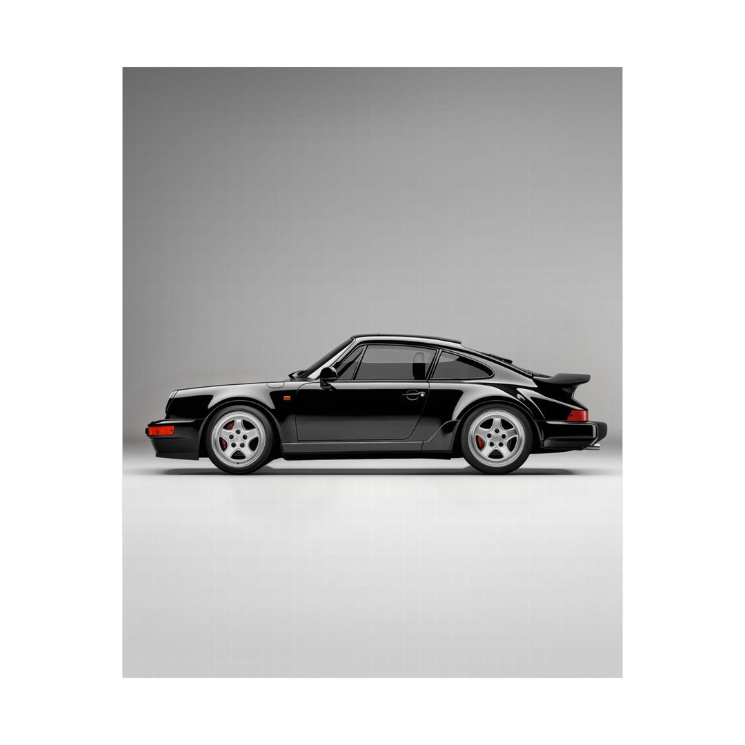 Porsche 911 Turbo (type 964) Poster | Porsche 911 Turbo (type 964) Wall ...